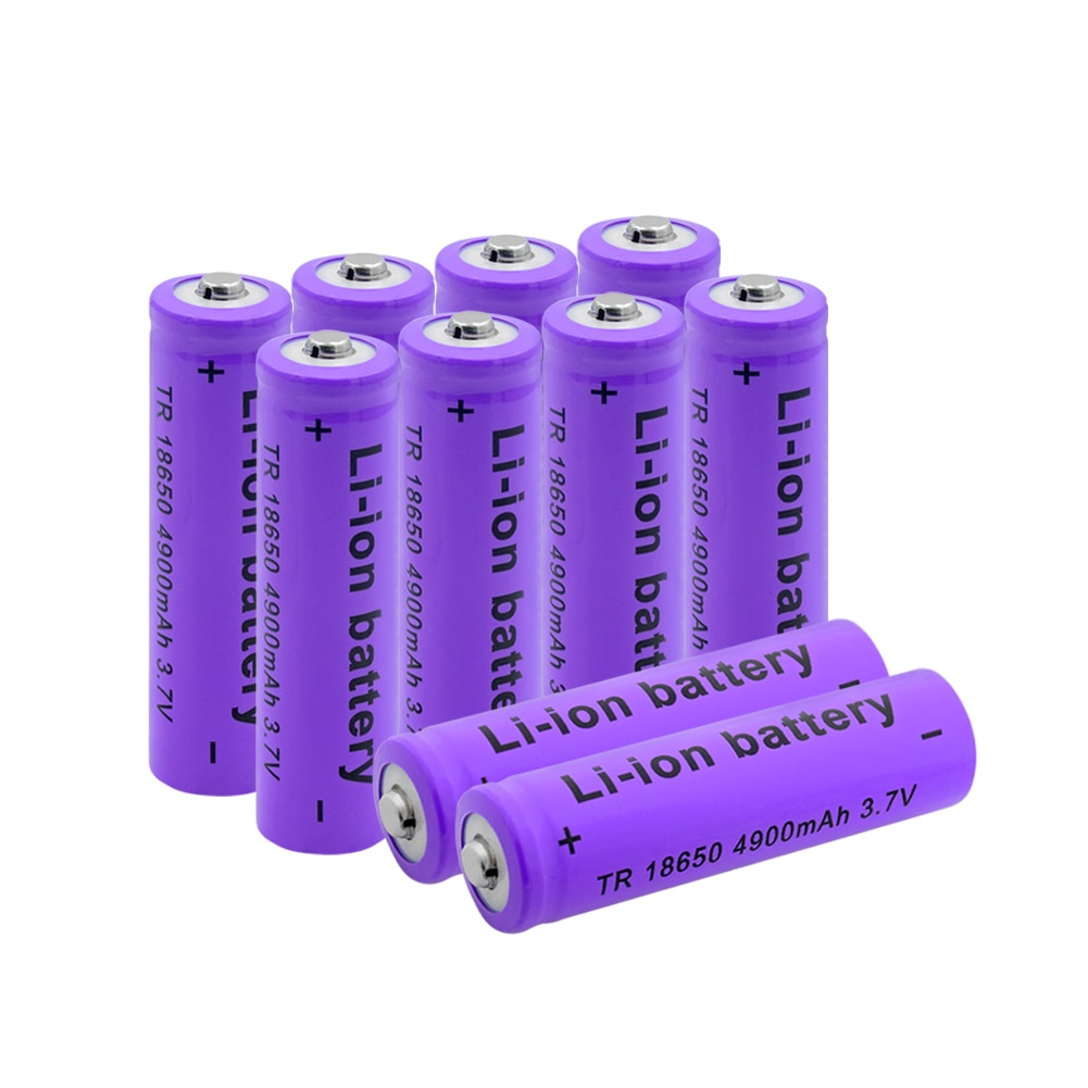 1/2/4/6/8/10x TR 18650 Li-Ion Akku 3,7 V 4900mAh L... – Vicedeal