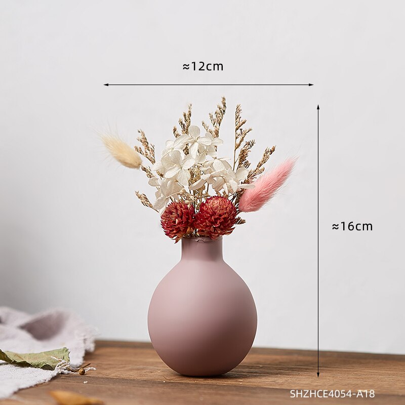 Nordic Home Decoration Ceramic Vase Desktop Vase H... – Grandado