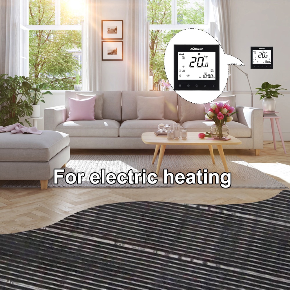 KKmoon Thermostats Digital Underfloor WiFi Heating... – Vicedeal
