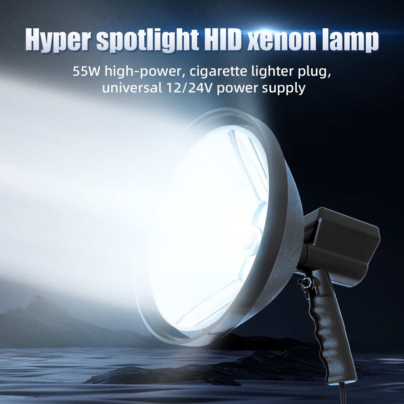 4inch Outdoor Portable Handheld Light 12/24V Autom... – Vicedeal