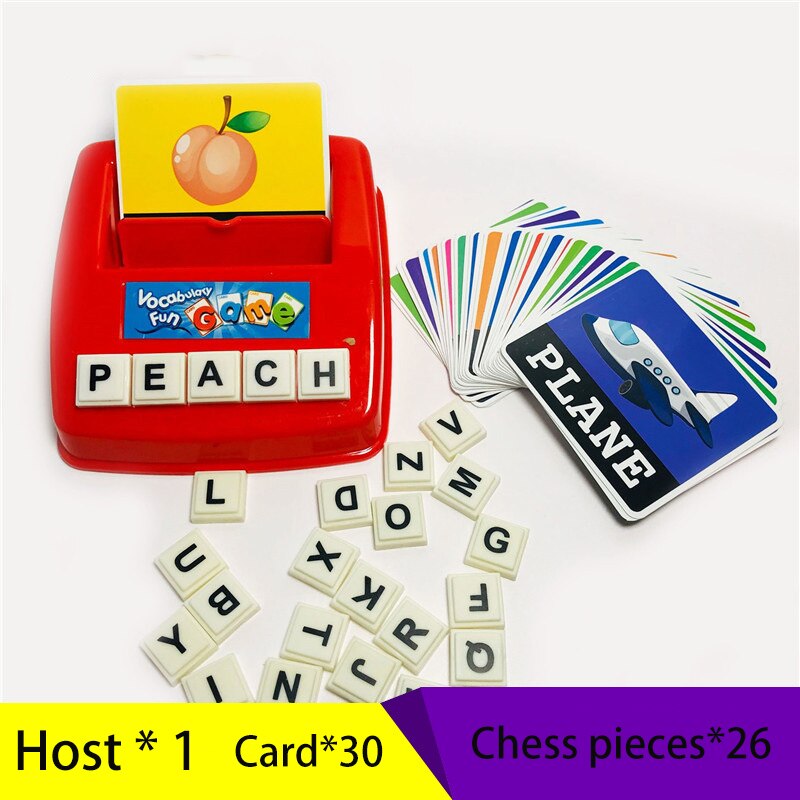 Matching Letter Game Spelling English Alphabet Wor... – Grandado