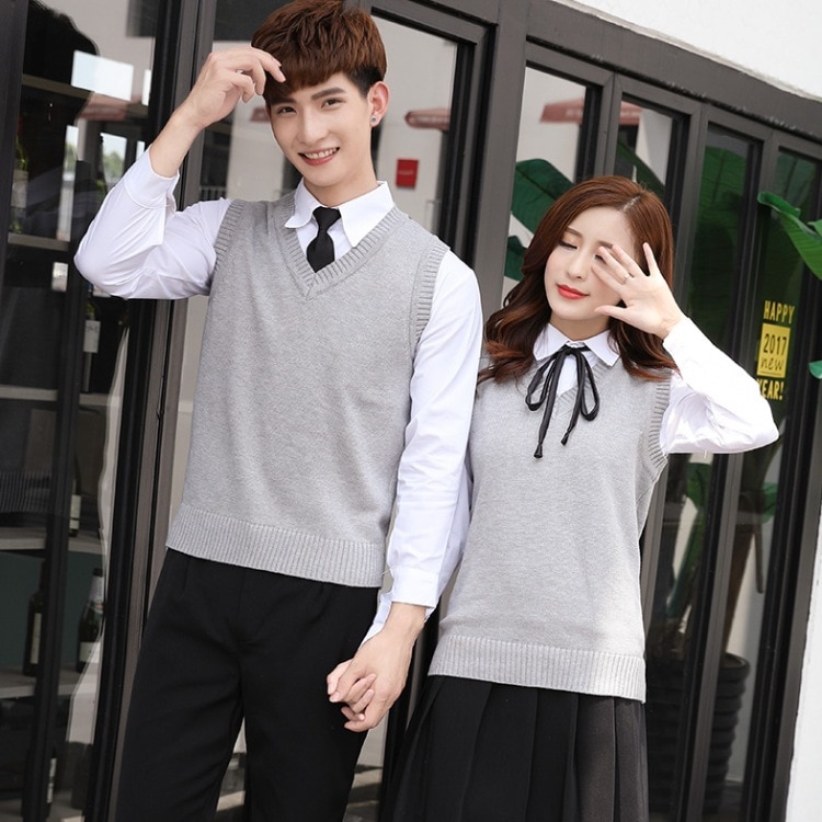 Students Summer Uniform Suit Boy Girls College Win... – Grandado