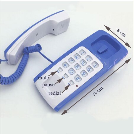 Wall-mounted fixed telephone wall-mounted landline... – Grandado