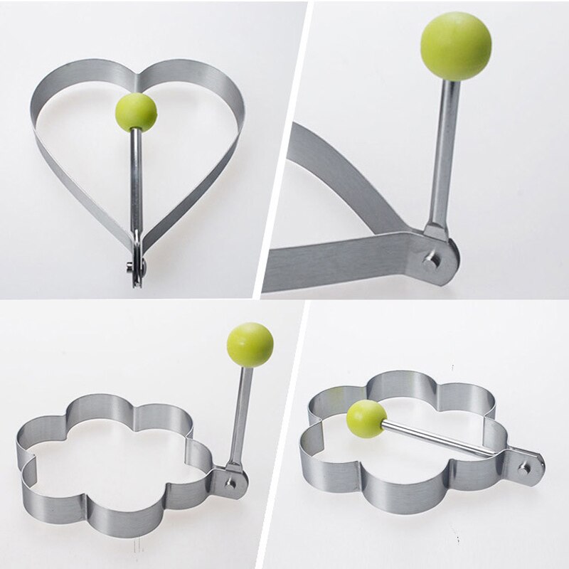 4Pcs/set Stainless Steel Omelette Egg Frying Mold ... – Vicedeal