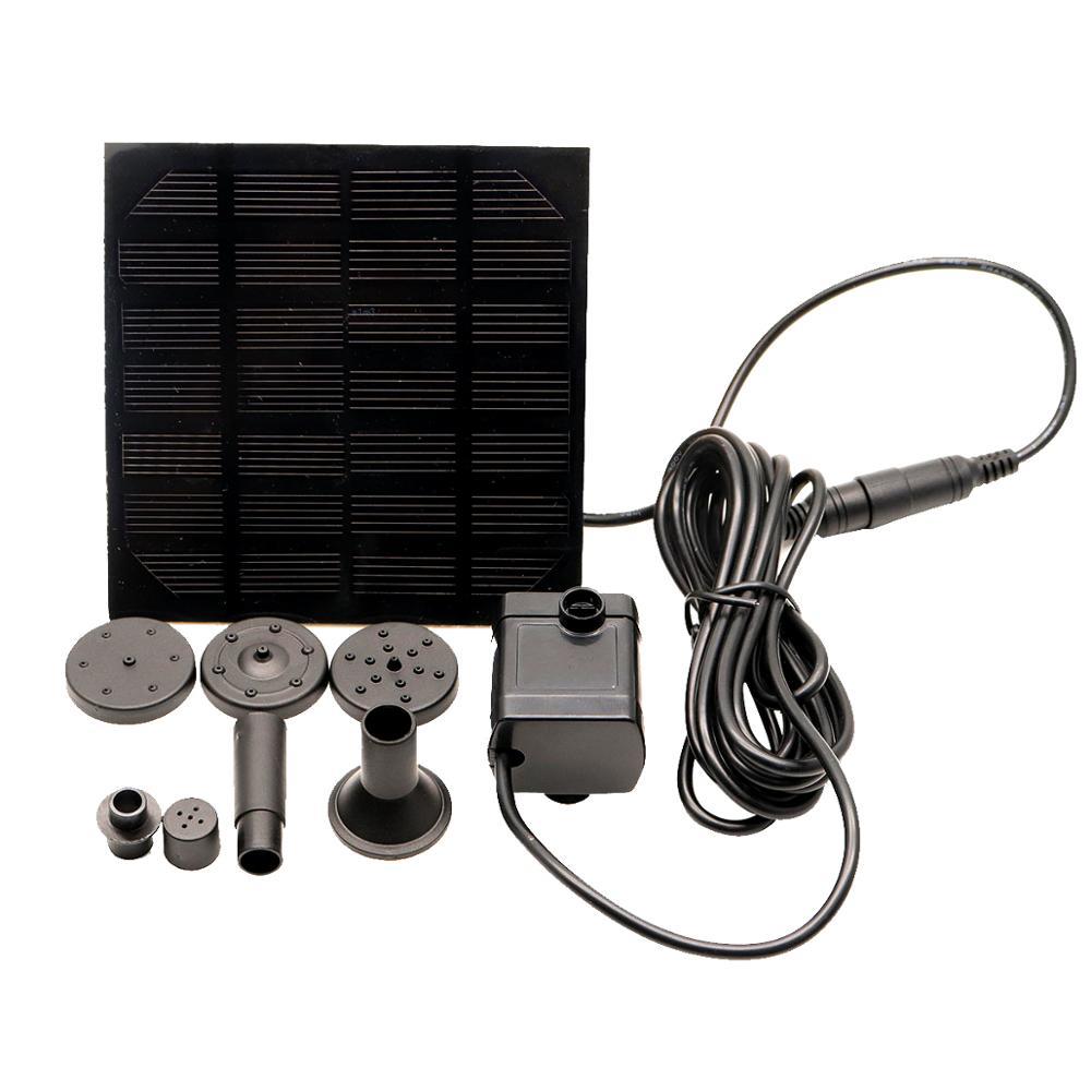 Solar Panel Powered Water Fountain Pool Pond Garde... – Grandado