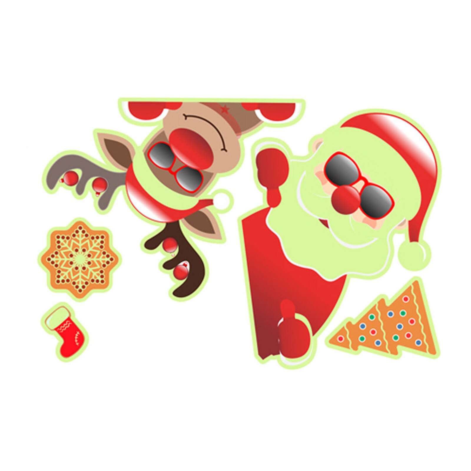 DIY Luminous Wall Sticker Christmas Luminous Fridg... – Vicedeal