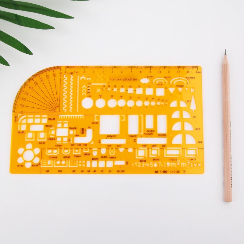 K Resin Ruler Universal Furniture Construction Arc... – Vicedeal