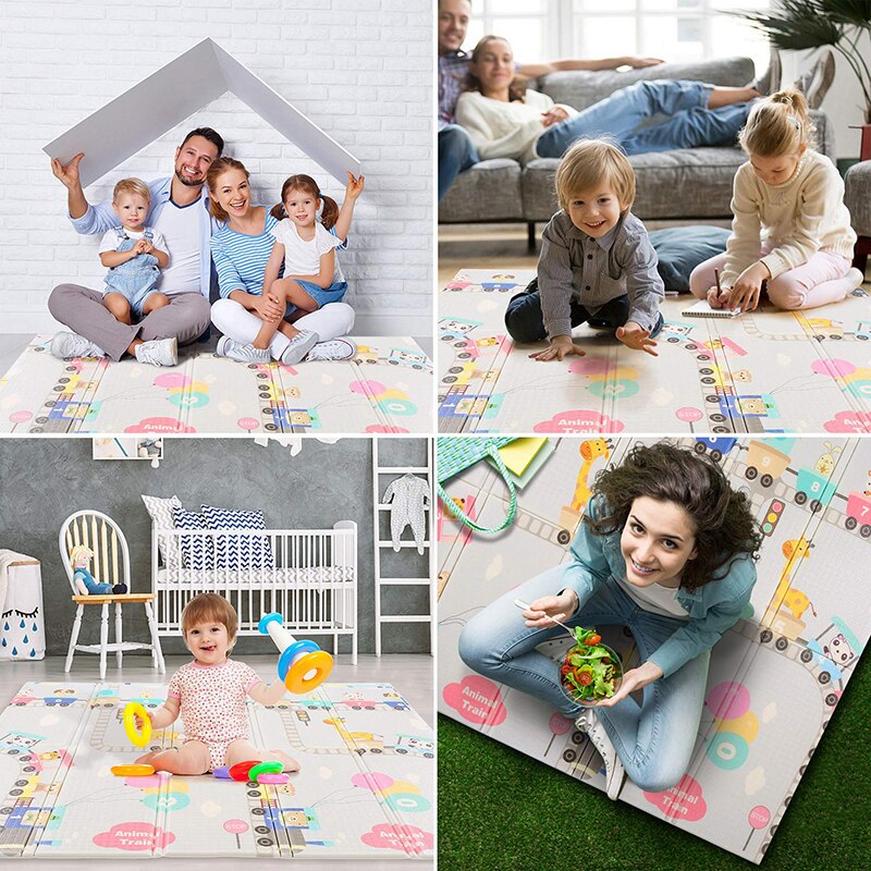 Carpet Children Foldable Baby Play Mat XPE Puzzle ... – Grandado
