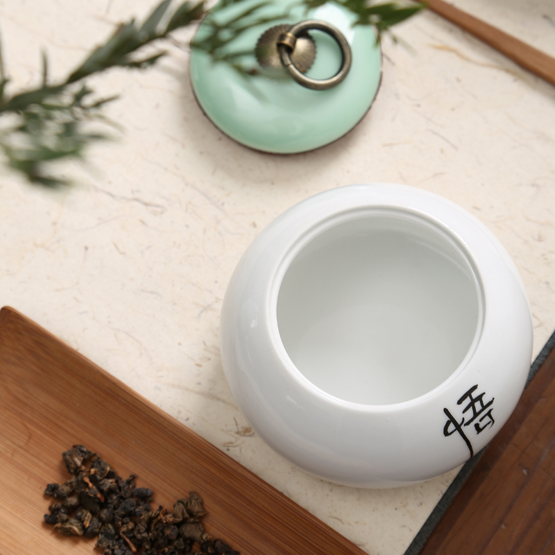 Modern Style Ceramics Little Tea Caddy Chinese All... – Grandado