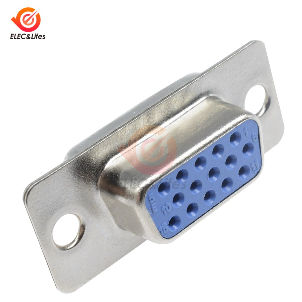 5Pcs D-SUB DB15 15 Pin Vrouwelijke Mannelijke Vga ... – Grandado