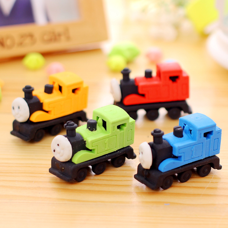 rubber primary school cute train rubber small priz... – Grandado