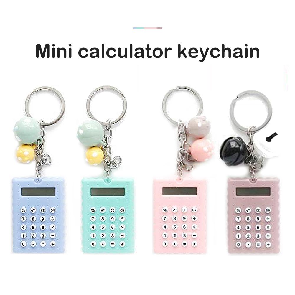 Portable Mini Student Calculator Cute Bell Key Rin... – Grandado