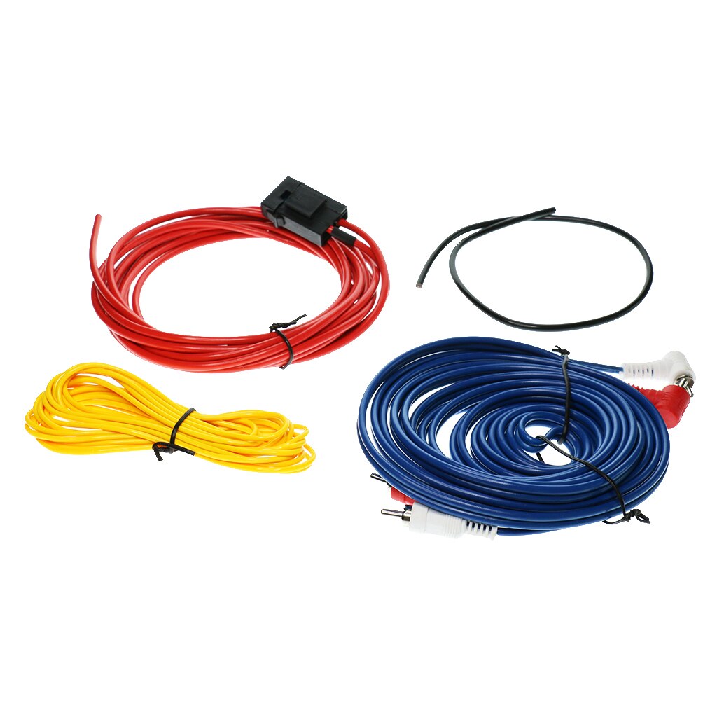 Set of 4 Car Stereo Audio Subwoofer Amplifier Wiri... – Grandado