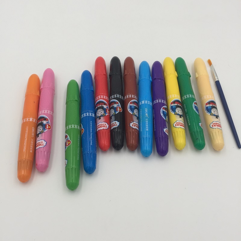 Deli 12 Colors Oil Pastel Crayons/water-color Pens... – Grandado