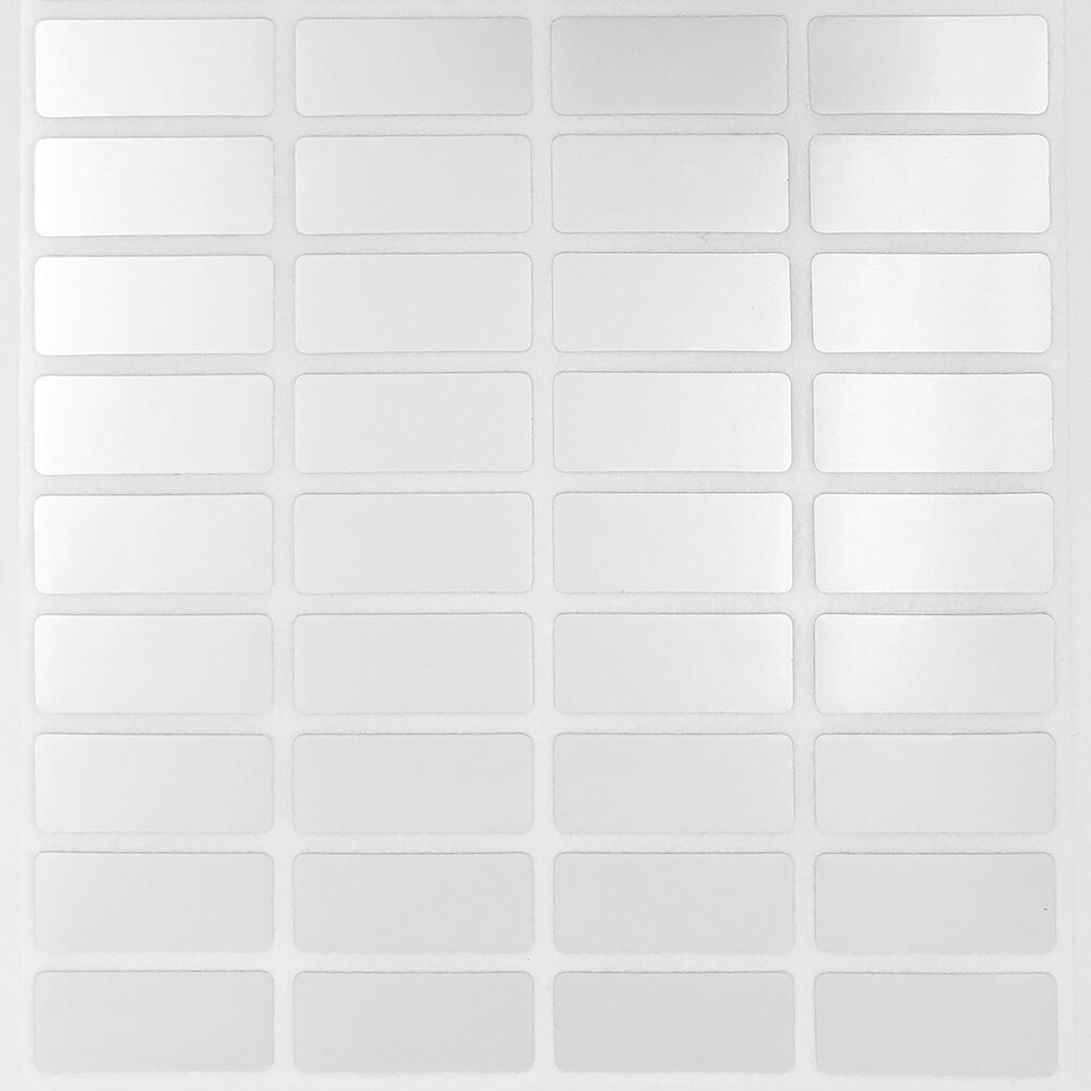 White Blank Name Sticker Kids Personal Label DIY W... – Grandado