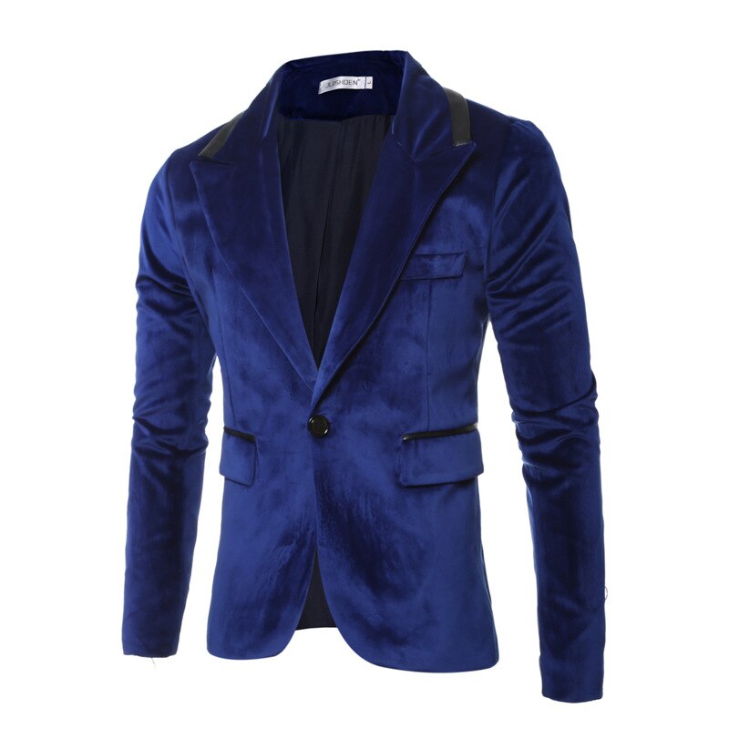 Men's Suit Suede Men's Casual Suits Men Business S... – Grandado
