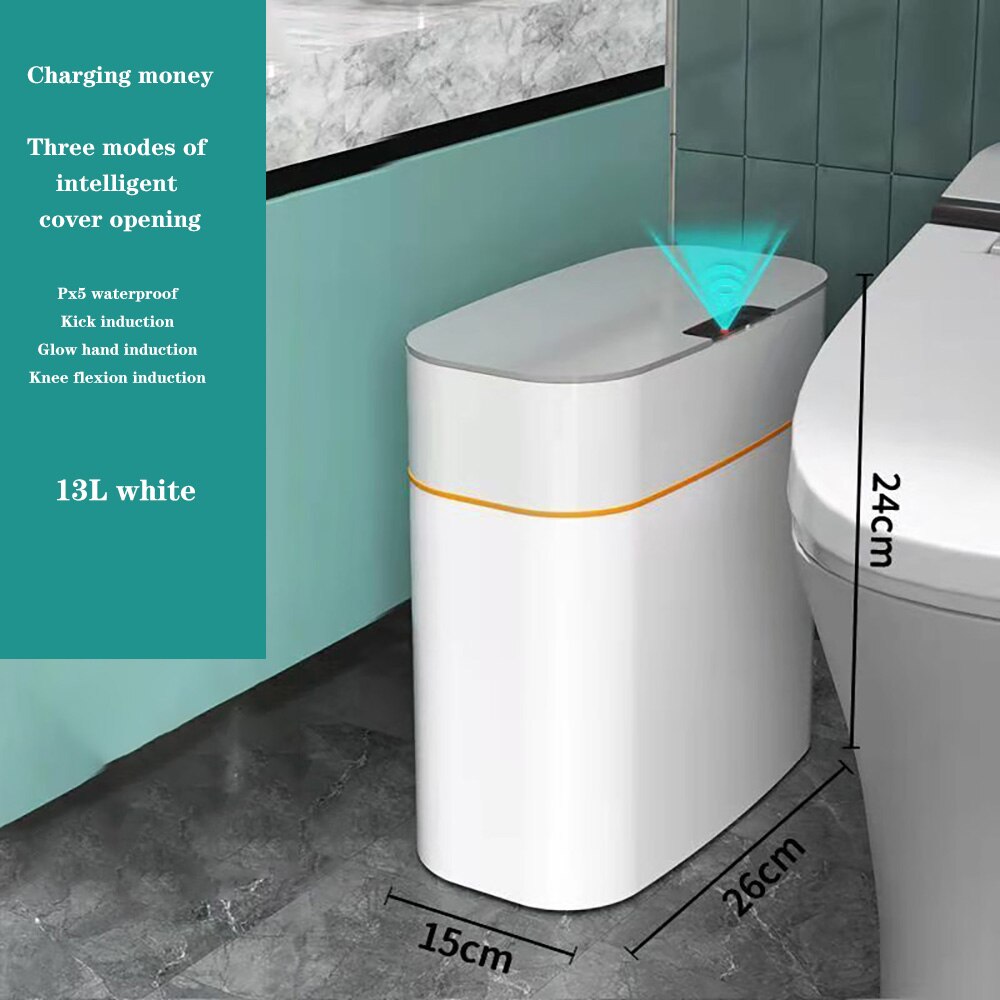 16L Intelligent Trash Can Smart Sensor Dustbin Ele... – Grandado