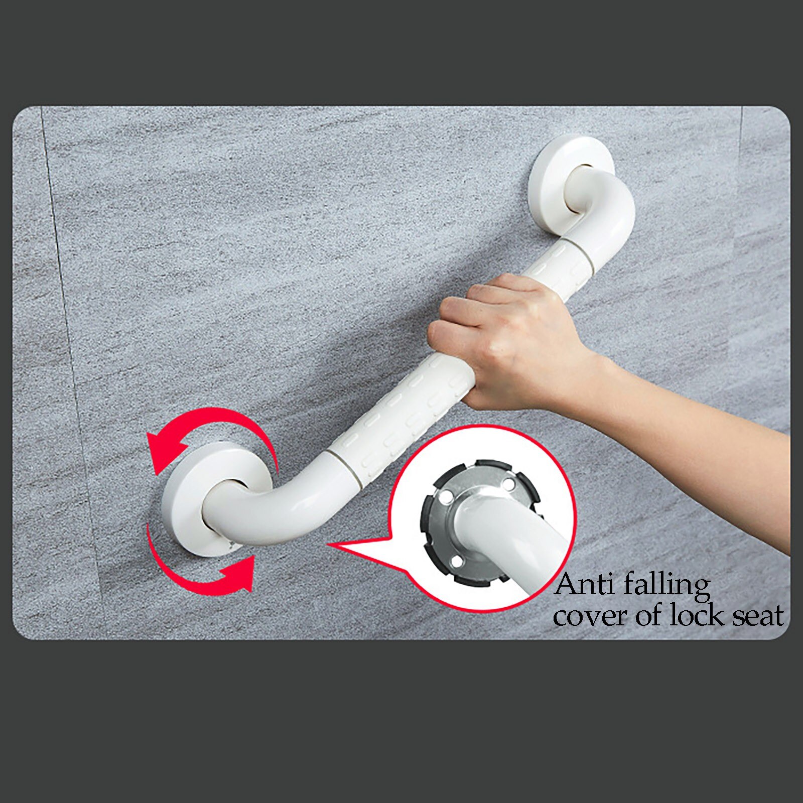 30Cm Douche Handvat Met Sterke Sucker Hand Grip Le... – Grandado