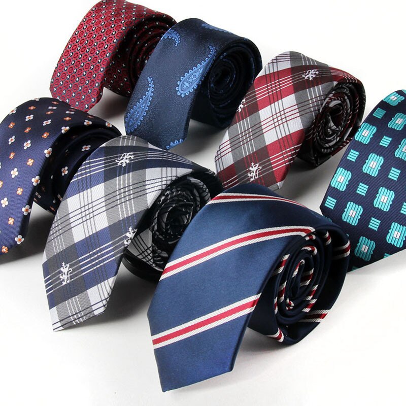 Hisdern Ties Necktie 6CM Handsome Korean Tie Arrow... – Vicedeal