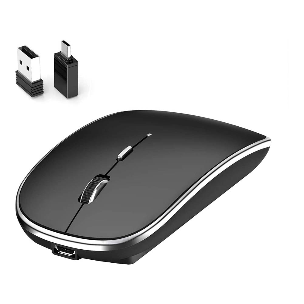 Silent Ergonomic Wireless Mouse with 2.4GHz USB Re... – Vicedeal