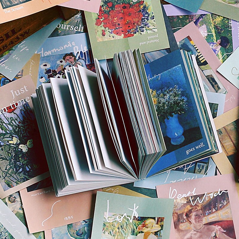 100 pcs/book Vintage Paper books Decorative Diary ... – Vicedeal