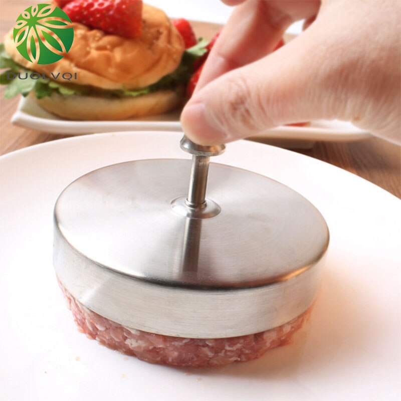 Hamburger Press Round Shape Pork Beef Meat Pie Bur... – Vicedeal