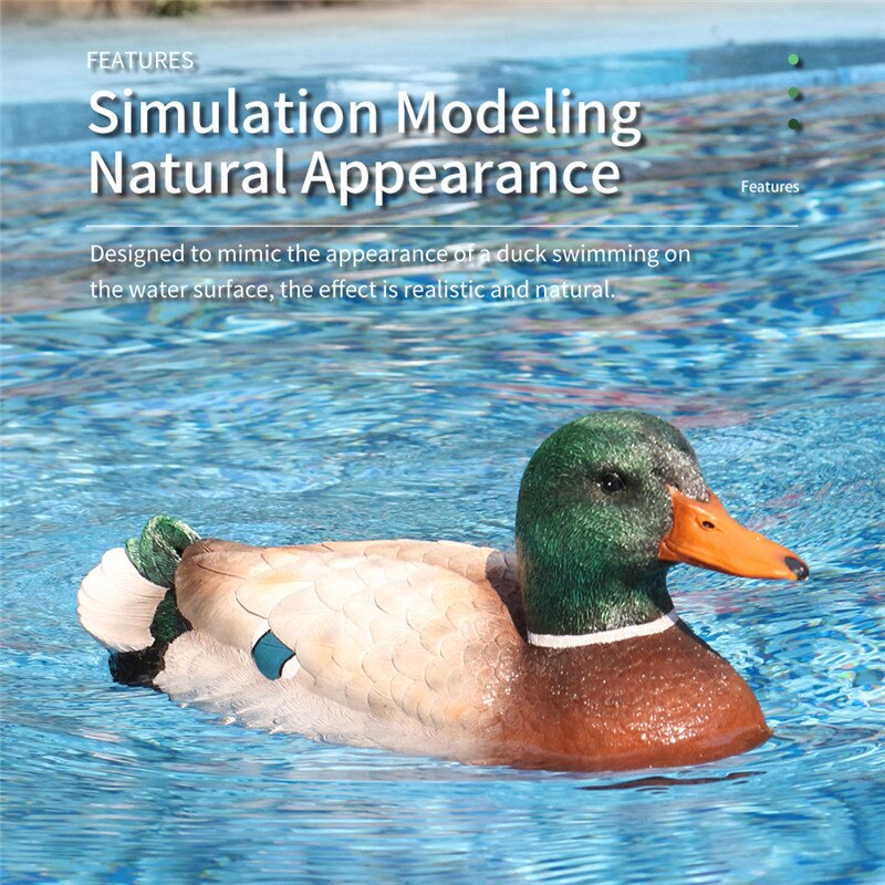 2 in 1 Simulation RC Boat Mallard Duck Flytec V201... – Vicedeal
