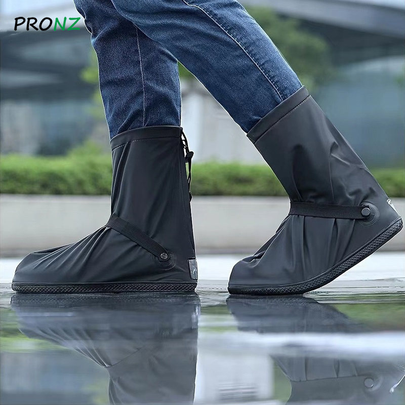 High Barrel Rain Shoe Cover PVC Waterproof And Ant... – Grandado