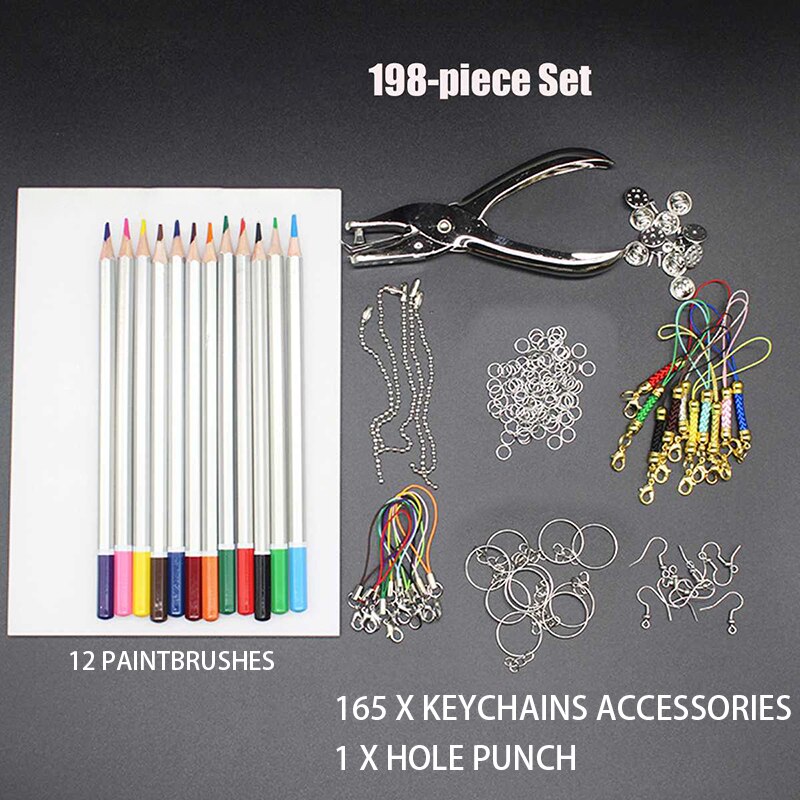 145/198PCS Shrinky Art Paper Heat Shrink Sheet Pla... – Grandado