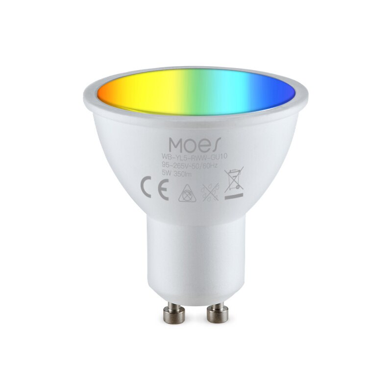 Tuya-bombilla LED inteligente GU10, foco RGBCW, re... – Grandado