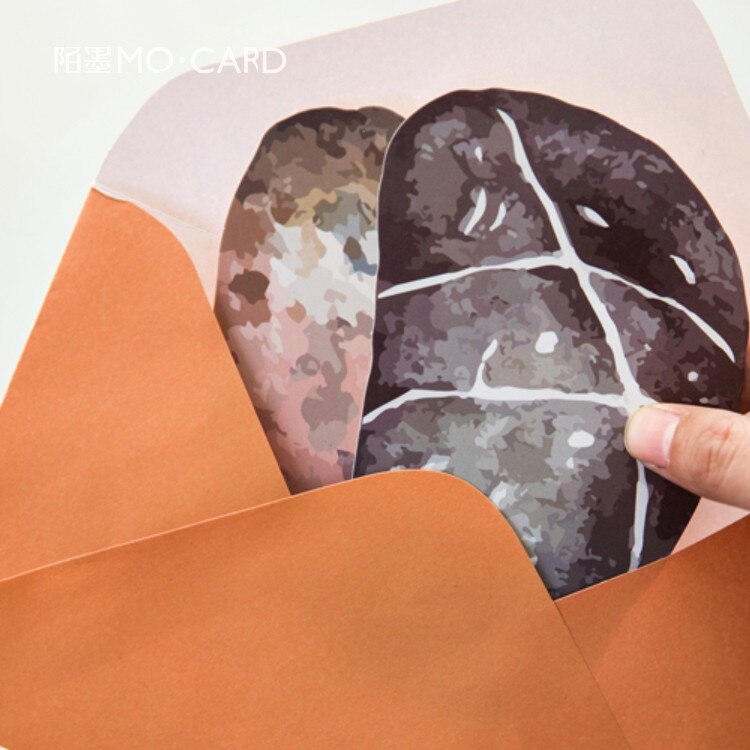 30pcs/lot Stone Record Shaped Postcards DIY Letter... – Grandado