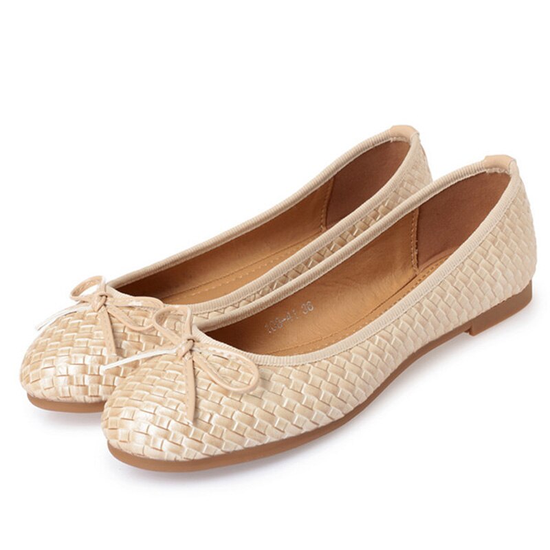 YAERNILadies CasualFlat Shoes SpringBowtie Flats W... – Grandado