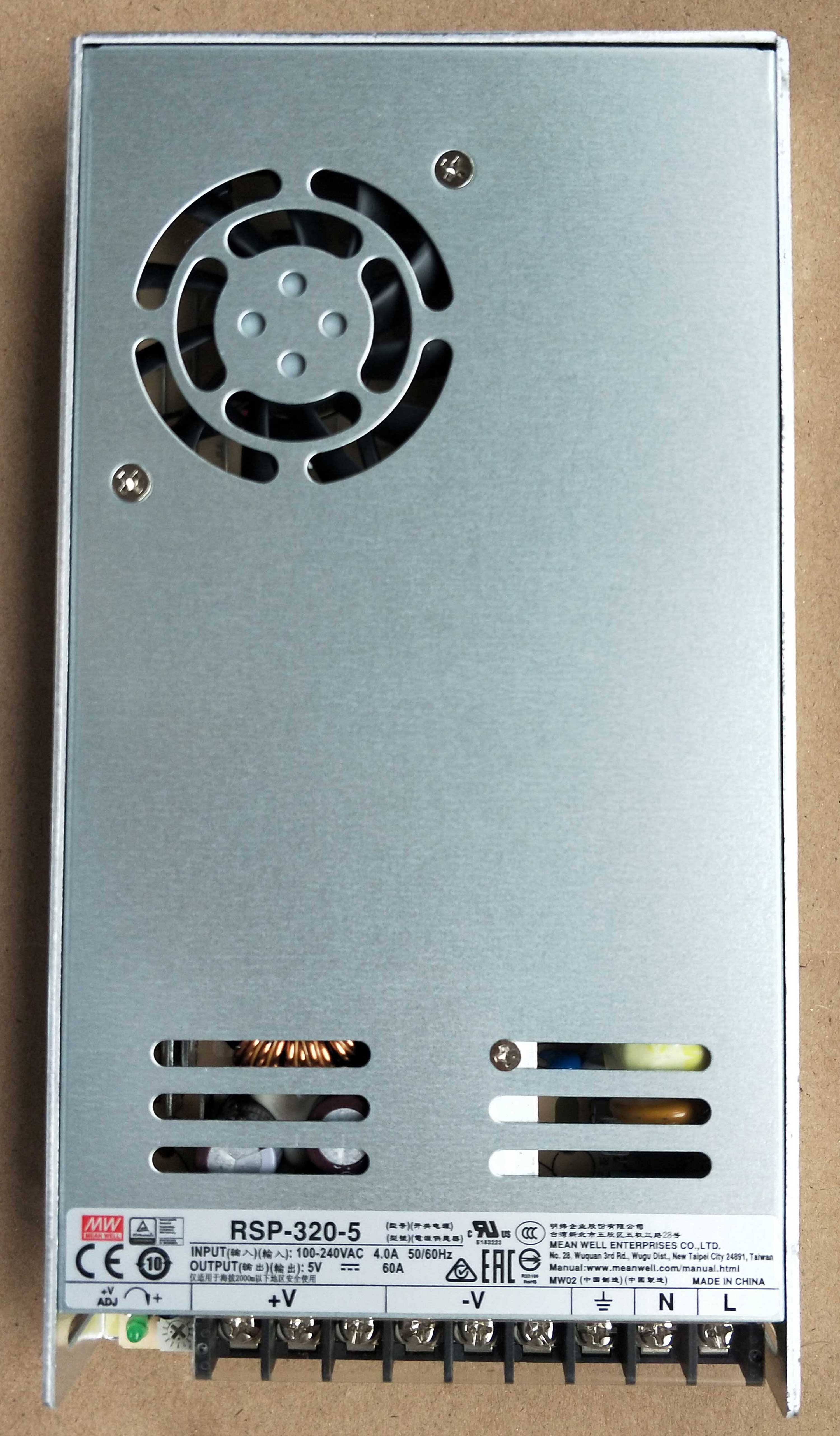 MEAN WELL RSP-320-5 single output switching power ... – Vicedeal