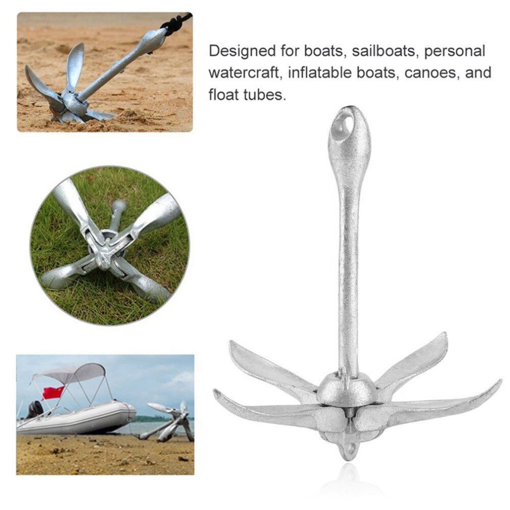 Foldable Portable Galvanized 1.5 Kg Anchor For Can... – Grandado