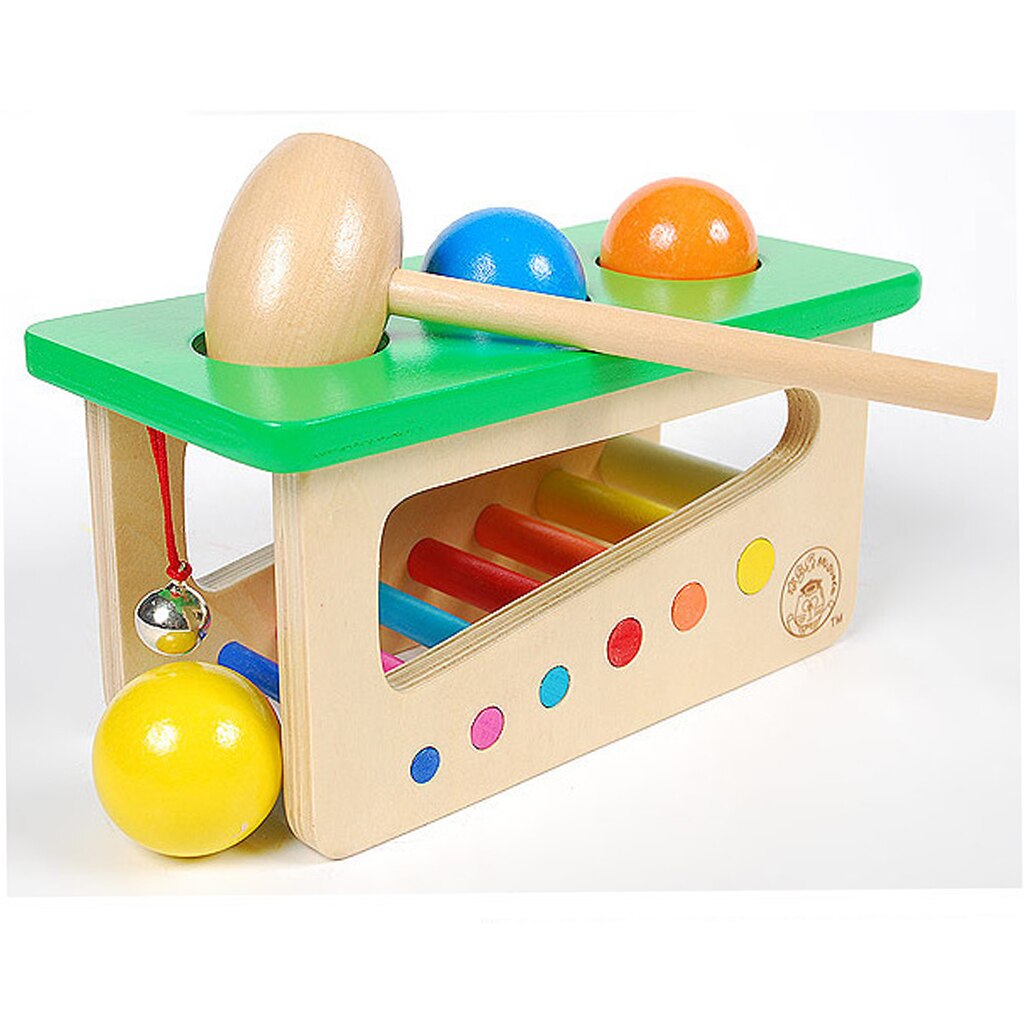 Wooden Jingle Bell Knock Ball Kid Toy Baby Toddler... – Vicedeal