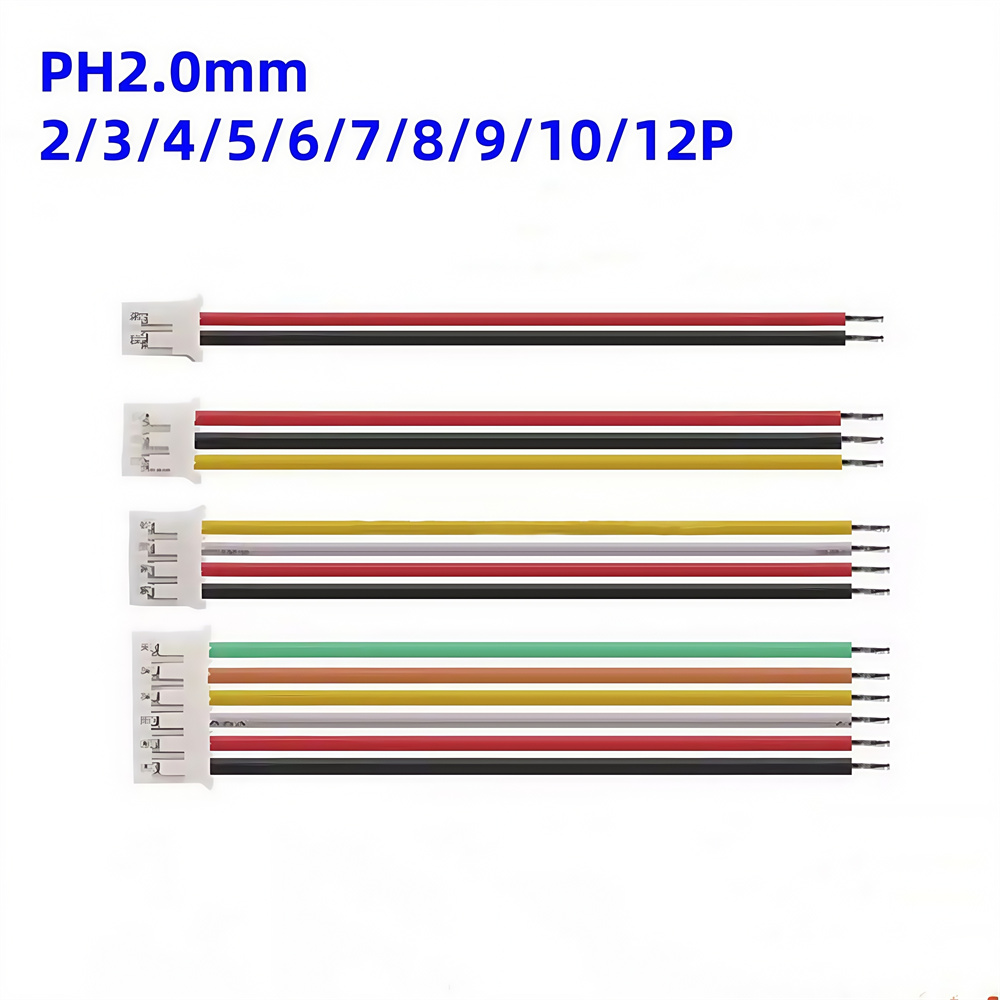 10PCS JST PH2.0 mm Pitch Female Single head Connec... – Grandado