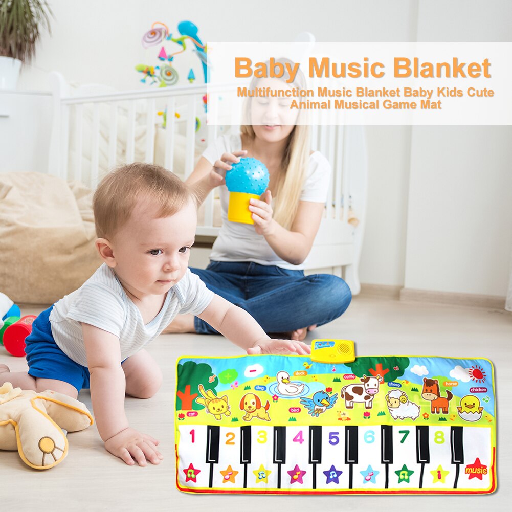 4 Styles Multifunction Music Blanket Baby Kids Cut... – Grandado