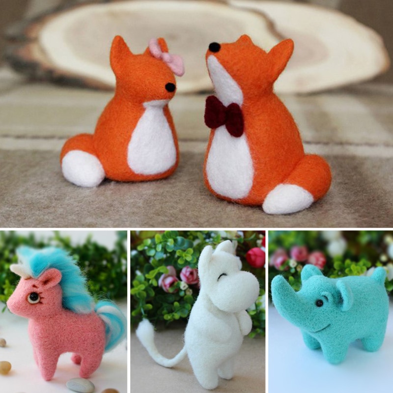 Non-Finished Felt Kit Unicorn Elephant Squirrel Co... – Grandado