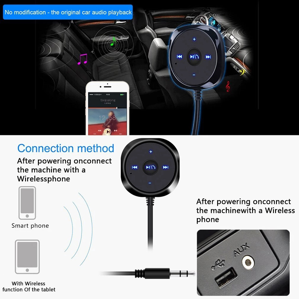 Bluetooth-compatible Adapter Audio Receiver 3.5mm ... – Grandado