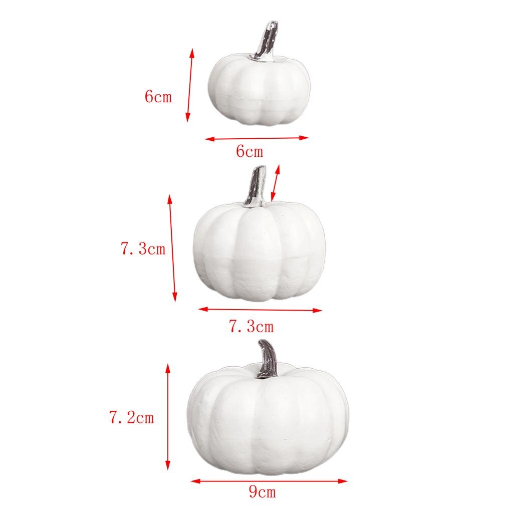 12 Artificial Realistic Pumpkins Decorating Pumpki... – Vicedeal