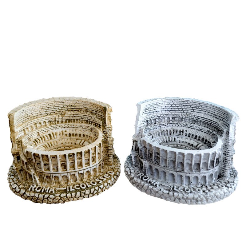 Simulation Ancient Rome Colosseum Resin Mini Statu... – Grandado