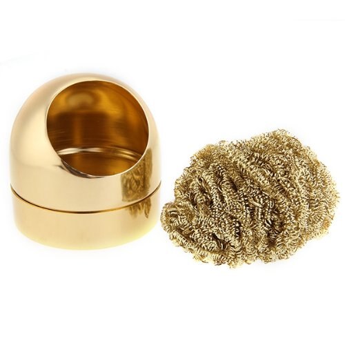 solder tip cleaner iron metal sponge sponge Gold c... – Grandado