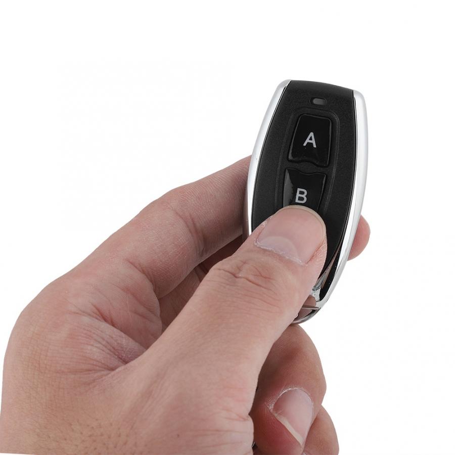 433MHz AB Buttons Matal RF Wireless Transmitter Le... – Vicedeal