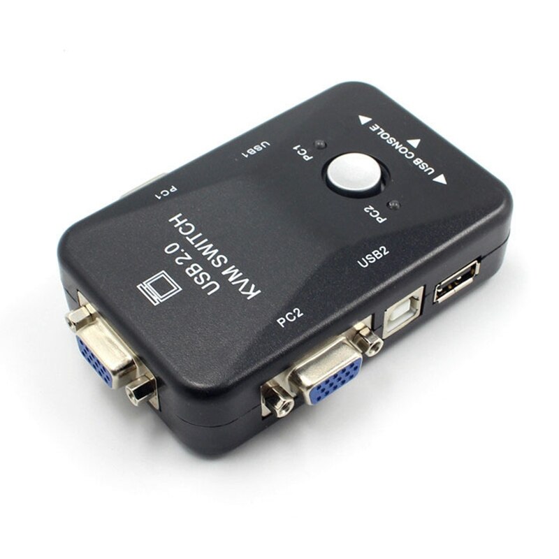 KVM Switch 2 Port VGA Switch USB 2.0 KVM Mouse Swi... – Grandado