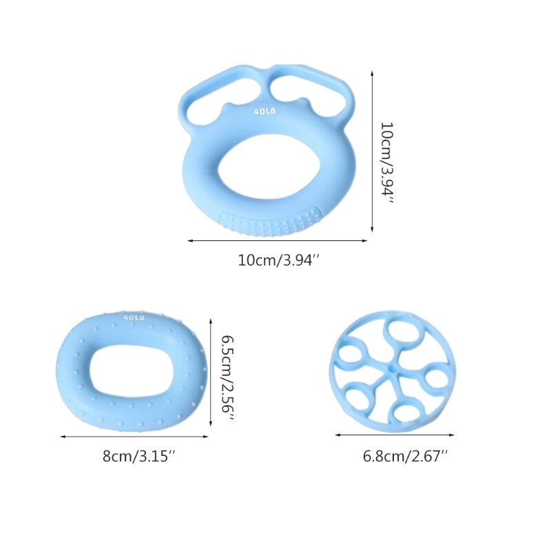 24BD Hand Gripp Ring Exerciser Fitness Finger Expa... – Grandado