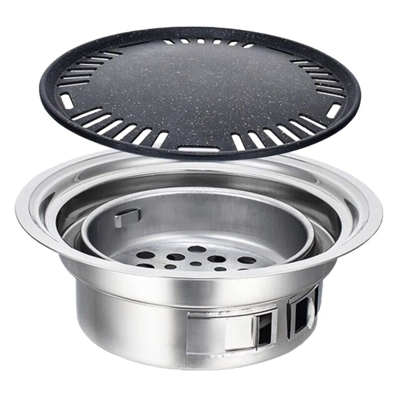 Portable Korean Non-stick Barbecue Grills Stainles... – Grandado