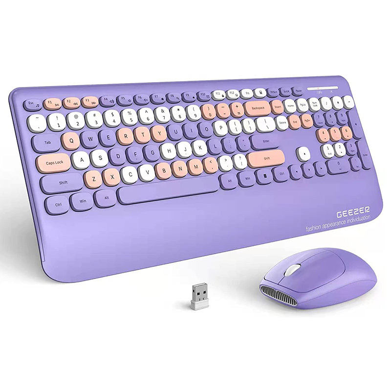 Jelly Comb Wireless Keyboard and Mouse Combo 106 K... – Grandado