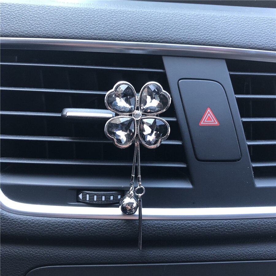 Wazige schoonheid Crystal clover Hanger Auto parfu... – Grandado