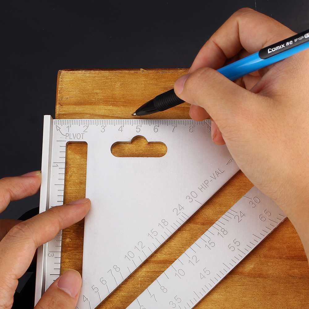 1Pcs Metric Aluminum Alloy Speed Woodworking Ruler... – Vicedeal