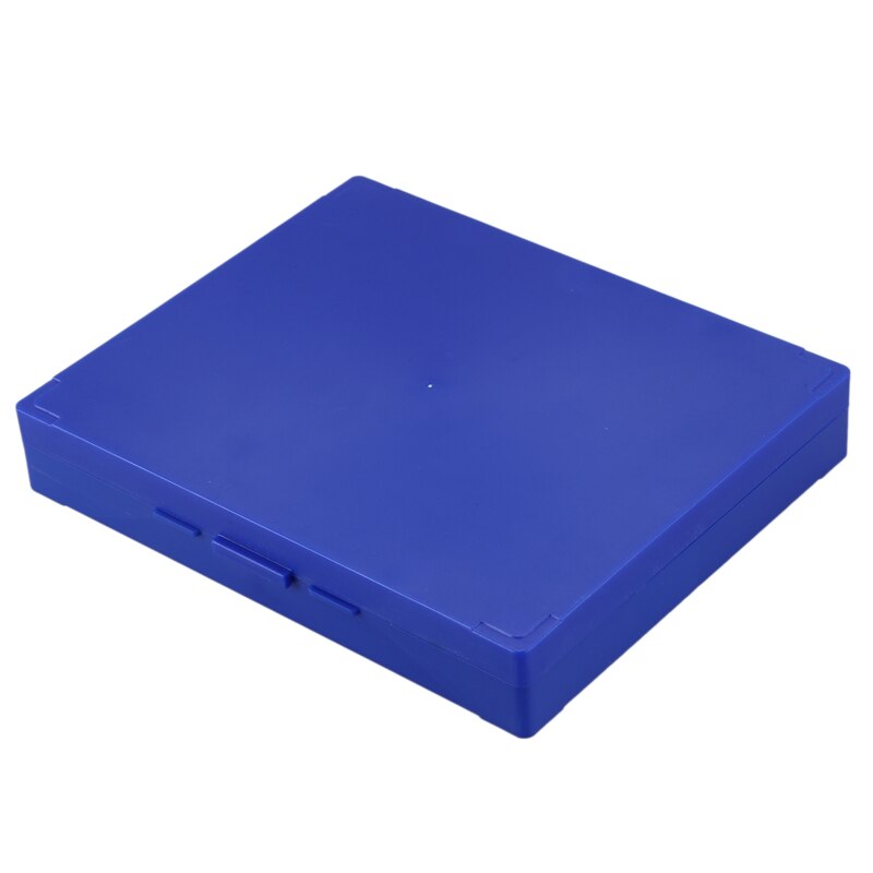 Royal Blue Plastic Rectangle Hold 100 Microslide S... – Grandado